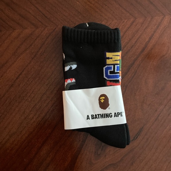 Bape | Underwear & Socks | Copy New With Tags Bathing Ape Socks | Poshmark